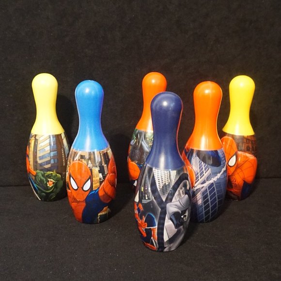 Marvel | Toys | Marvel Spiderman Indoor Outdoor Bowling Set | Poshmark